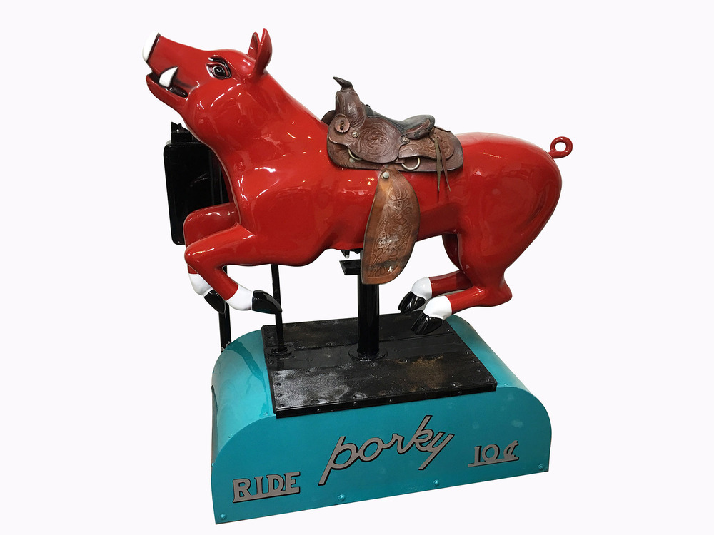 1950S RIDE PORKY COIN-OPERATED KIDDIE RIDE