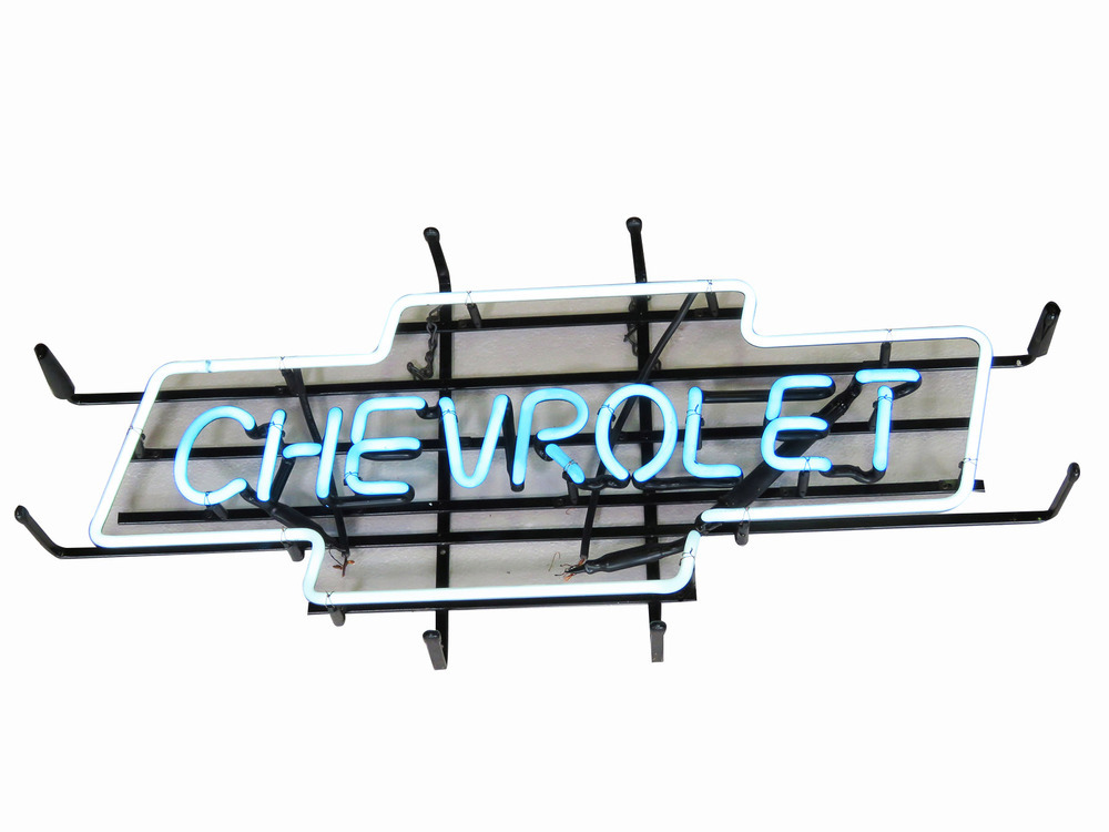 CHEVROLET BOWTIE LOGO NEON SIGN