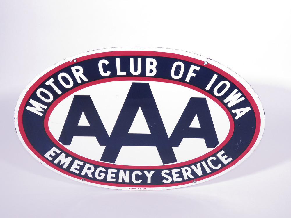 CIRCA LATE 1950S-EARLY '60S AAA MOTOR CLUB OF IOWA EMERGENCY