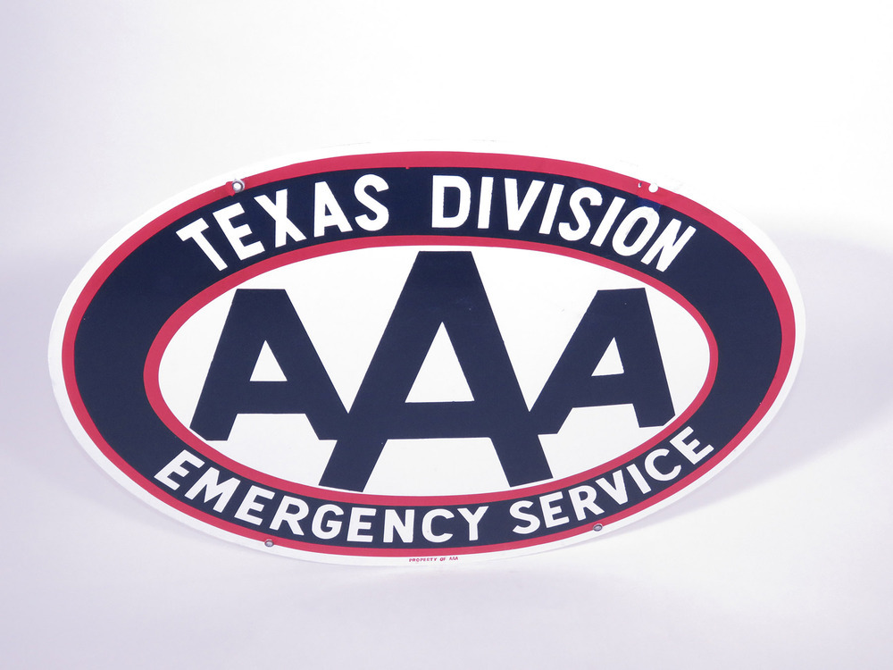 LATE 1950S-EARLY '60S AAA TEXAS DIVISION EMERGENCY SERVICE PO