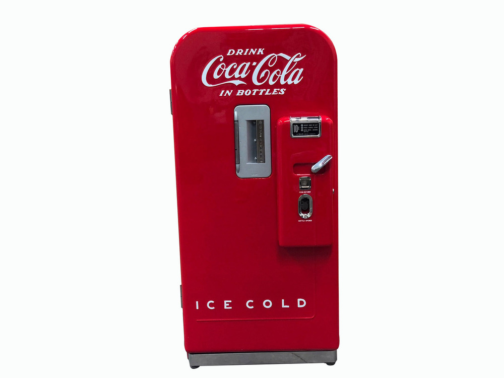 1940S COCA-COLA COIN-OPERATED SODA MACHINE