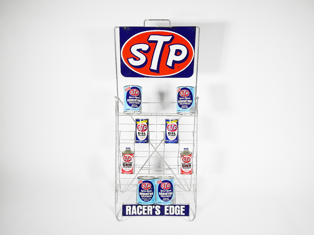 1960S STP GASOLINE/OIL TREATMENT DISPLAY RACK