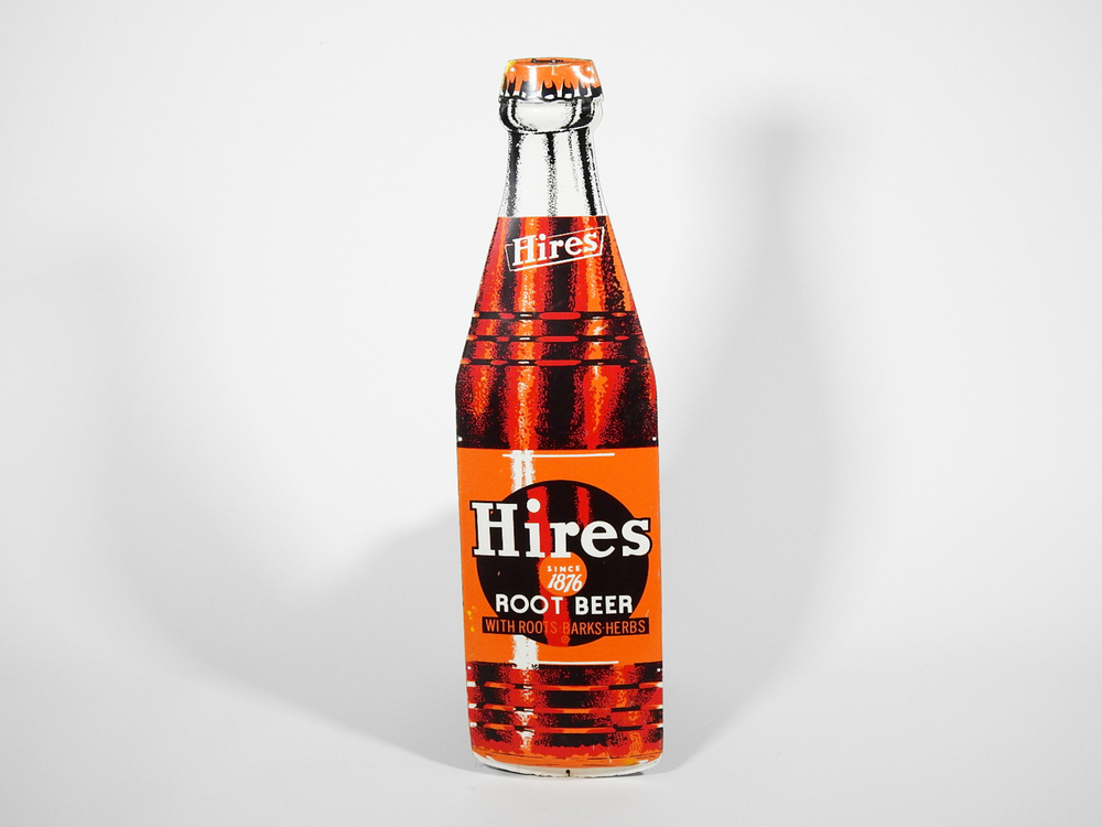 1950s HIRES ROOT BEER TIN SIGN