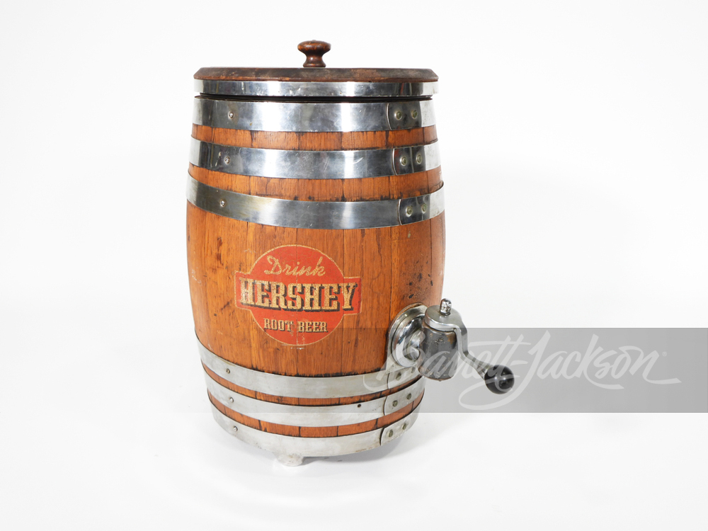 CIRCA 1940S HERSHEY ROOT BEER SYRUP DISPENSER