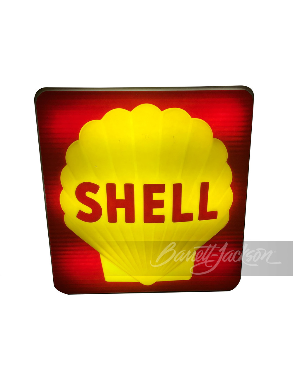 LARGE 1960S SHELL OIL LIGHT-UP SIGN