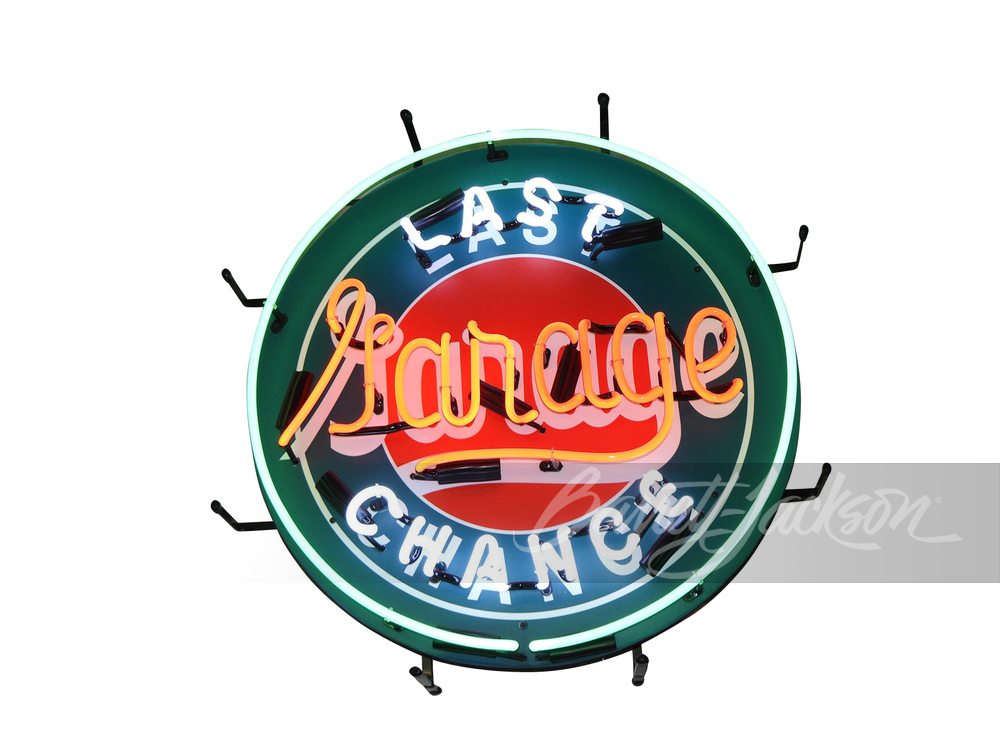 REPRODUCTION LAST CHANCE GARAGE NEON SIGN