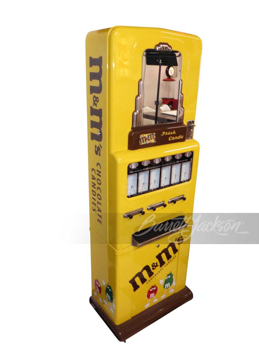 1930S STONER M&M'S 6-SELECTION CANDY MACHINE