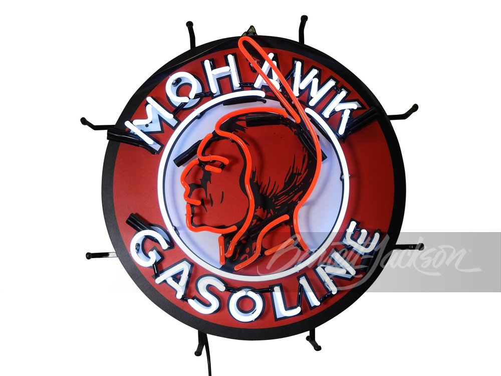 REPRODUCTION MOHAWK GASOLINE NEON SIGN