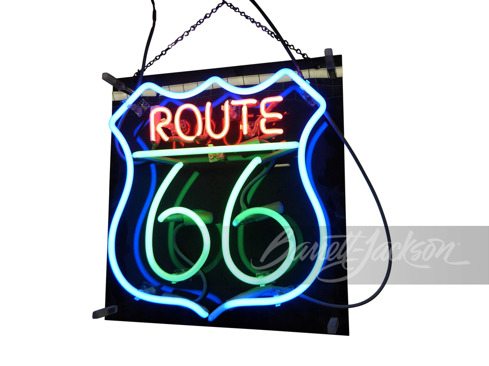 REPRODUCTION ROUTE 66 NEON SIGN
