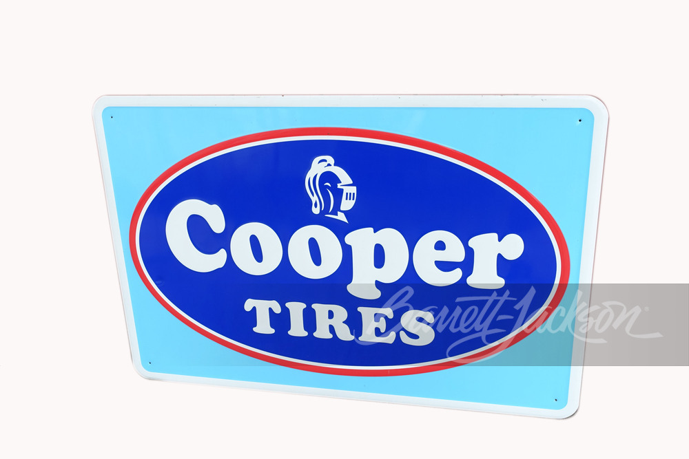 VINTAGE COOPER TIRES TIN GARAGE SIGN