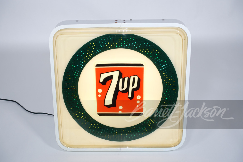 1960S 7UP ANIMATED LIGHT-UP SIGN