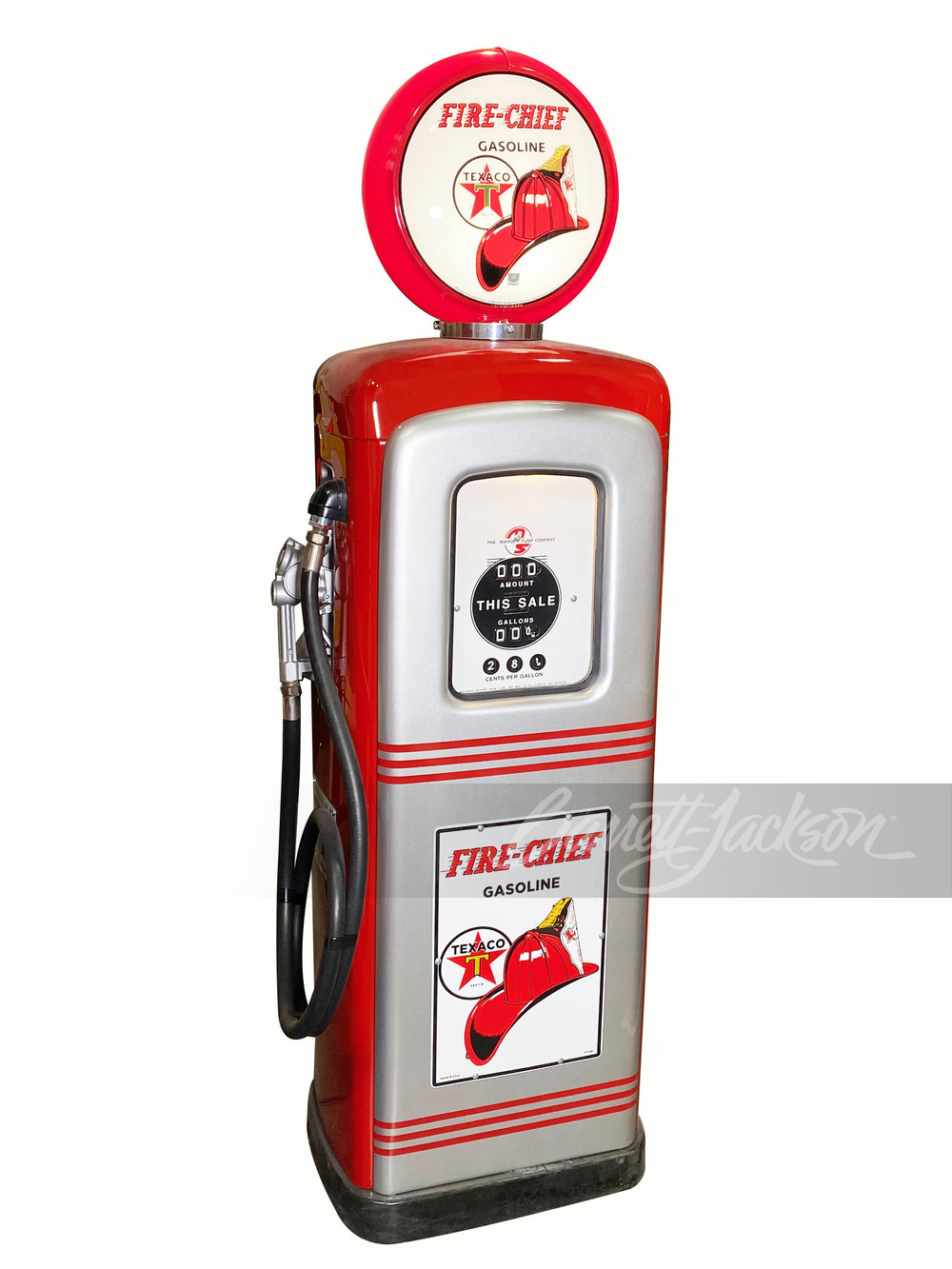 LATE 1950S TEXACO OIL FIRE CHIEF GASOLINE GAS PUMP