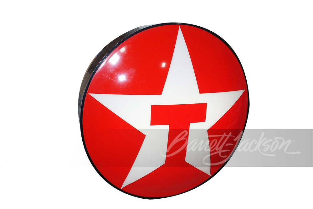 VINTAGE TEXACO OIL LIGHT-UP SIGN