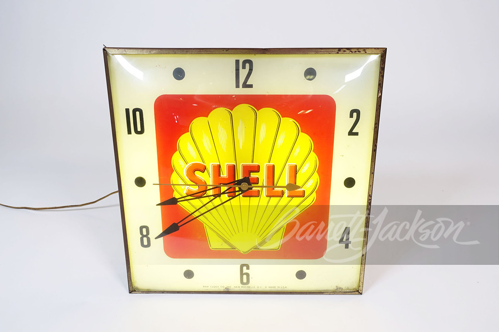 LATE 1950S-EARLY '60S SHELL OIL LIGHT-UP SIGN