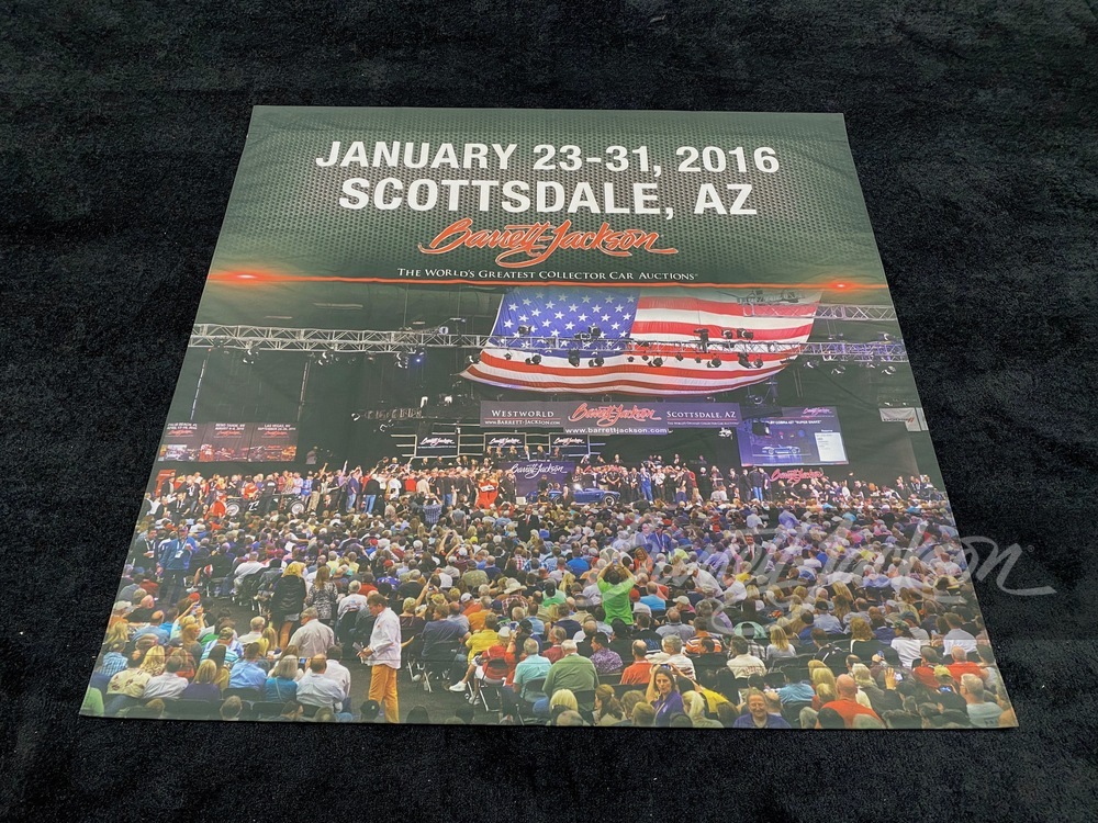 ADDENDUM ITEM - AUTHENTIC LARGE BARRETT-JACKSON STAGE-DISPLAY
