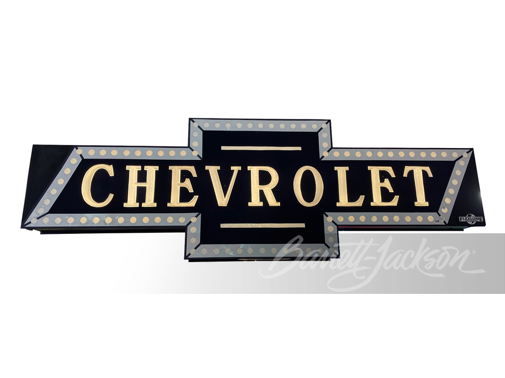 EARLY-1930S CHEVROLET TIN SIGN