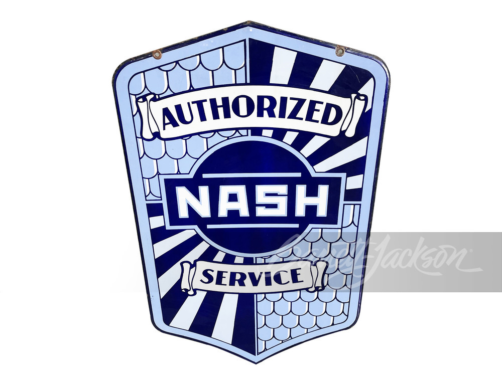 LATE 1920S-EARLY '30S NASH AUTOMOBILES AUTHORIZED SERVICE SIG