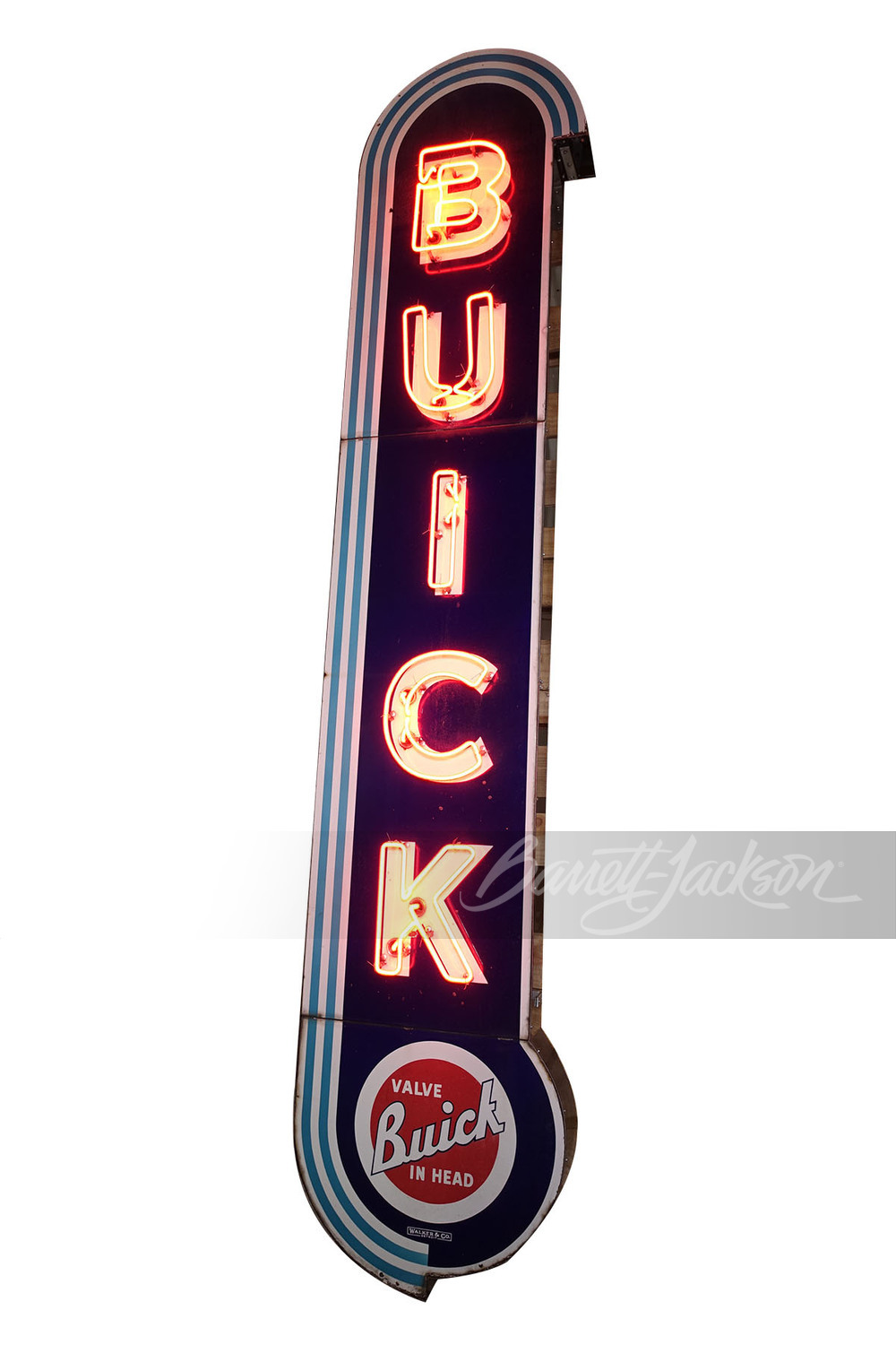 1940S-50S BUICK AUTOMOBILES NEON PORCELAIN SIGN