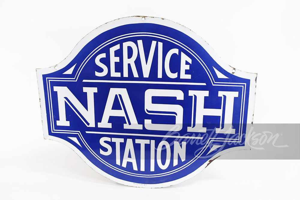 LATE 1920S NASH AUTOMOBILES SIGN