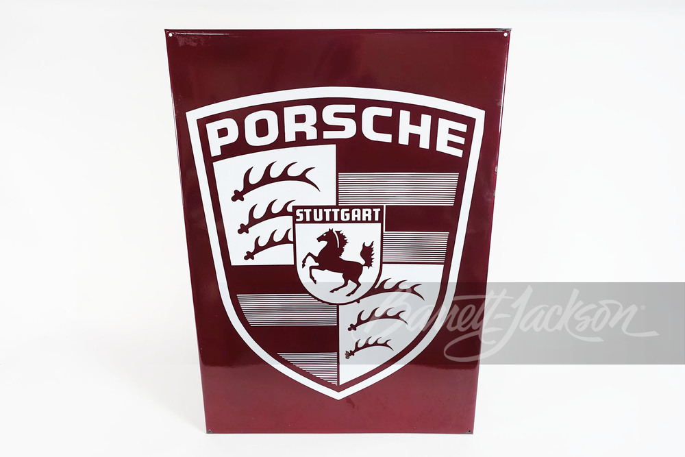 LATE 1950S-EARLY-60S PORSCHE AUTOMOBILES SIGN