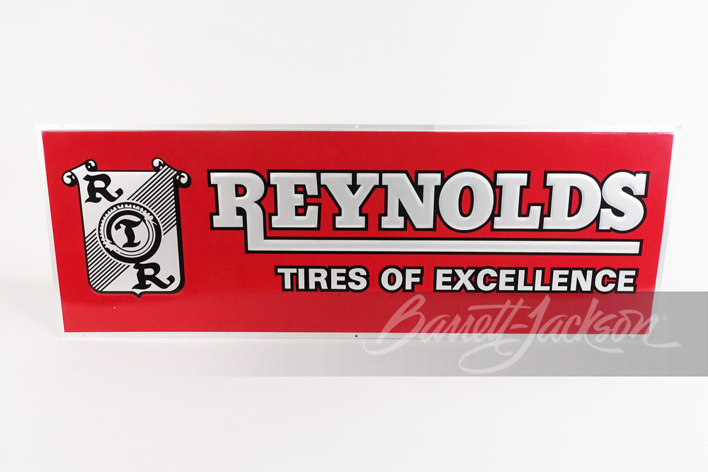 NOS REYNOLDS TIRES OF EXCELLENCE TIN SIGN