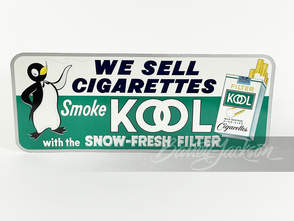 1960S KOOL CIGARETTES TIN SIGN