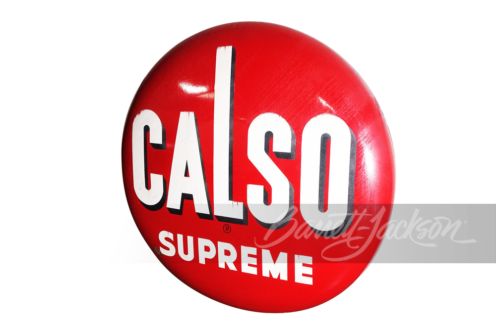 1950S CALSO SUPREME SIGN - Front 3/4 - 253148