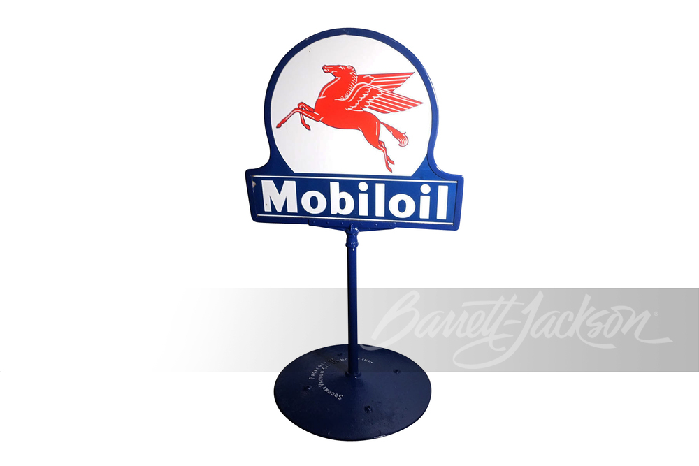 1930S MOBIL OIL SIGN - Rear 3/4 - 253233