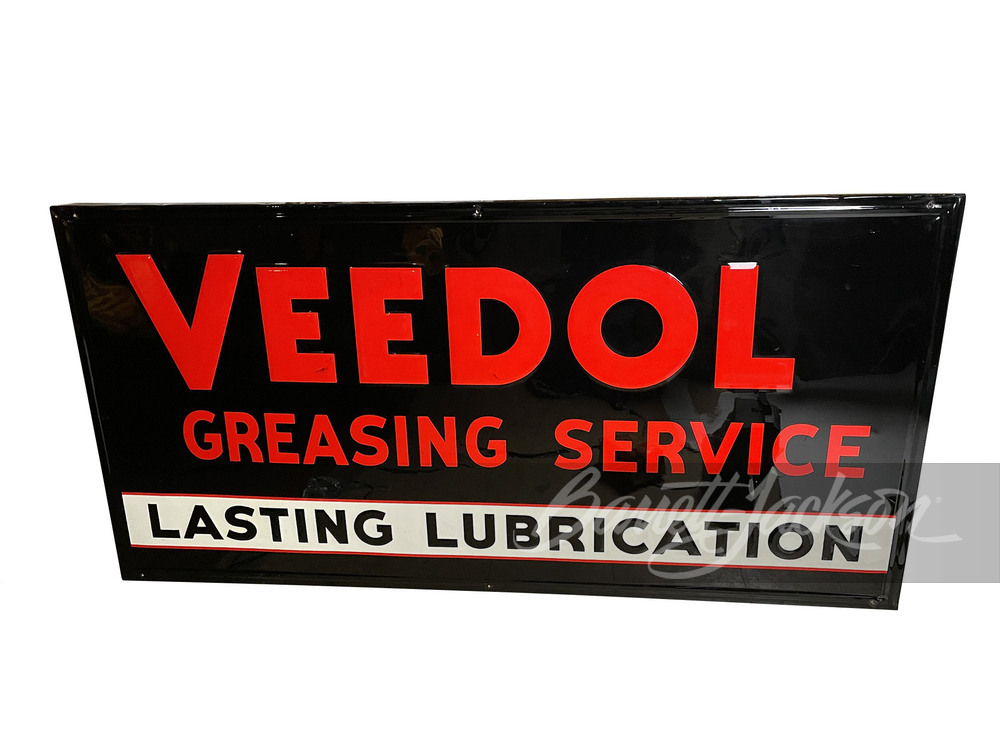 NOS 1930S-40S VEEDOL GREASING SERVICE LASTING LUBRICATION TIN