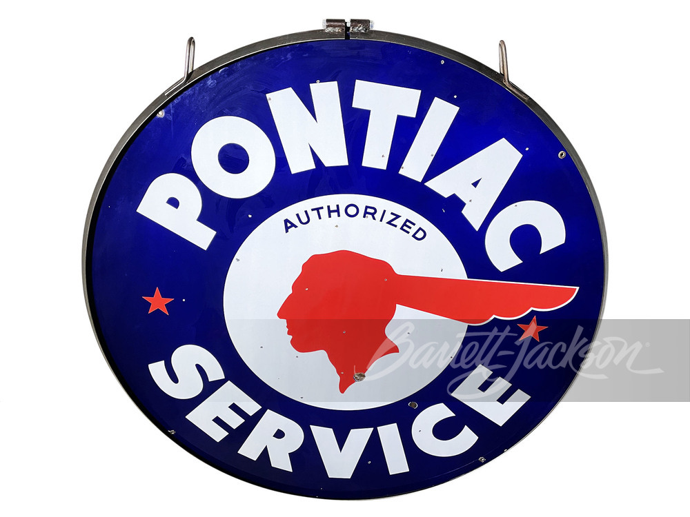 1940S PONTIAC SERVICE SIGN