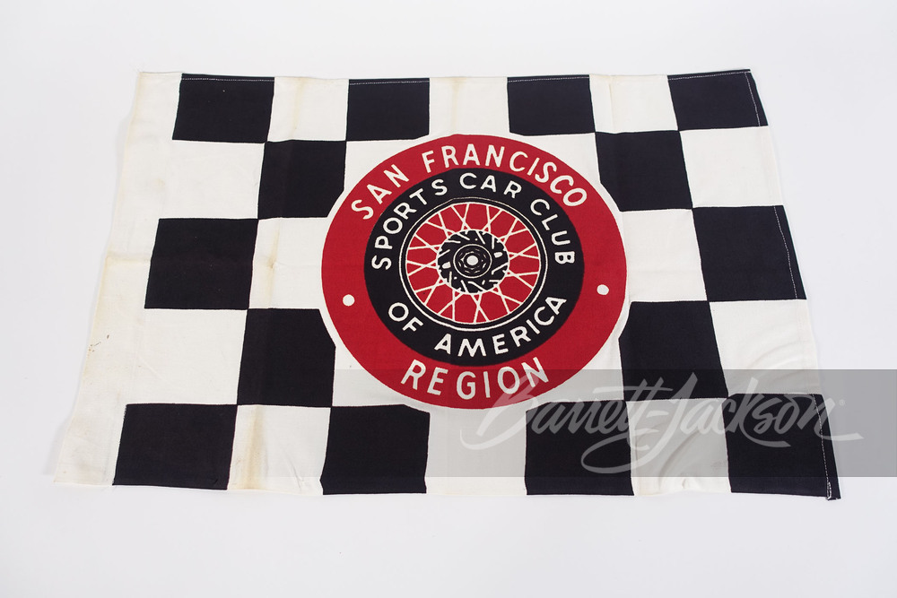 LATE 1950S-EARLY-60S SAN FRANCISCO SCCA FLAG