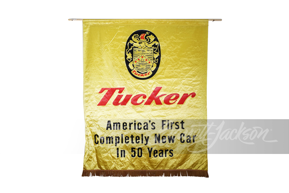 1948 TUCKER AUTOMOBILES BANNER - Front 3/4 - 254090