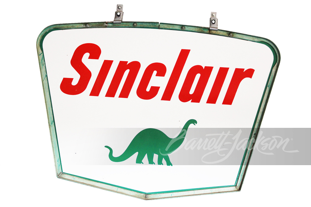 LATE 1950S-EARLY-60S SINCLAIR OIL PORCELAIN SIGN