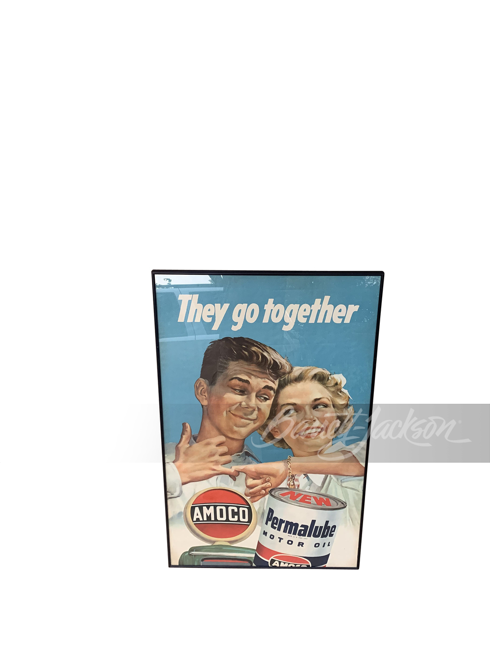 1950 AMOCO 'PERFECT PAIR' POSTER