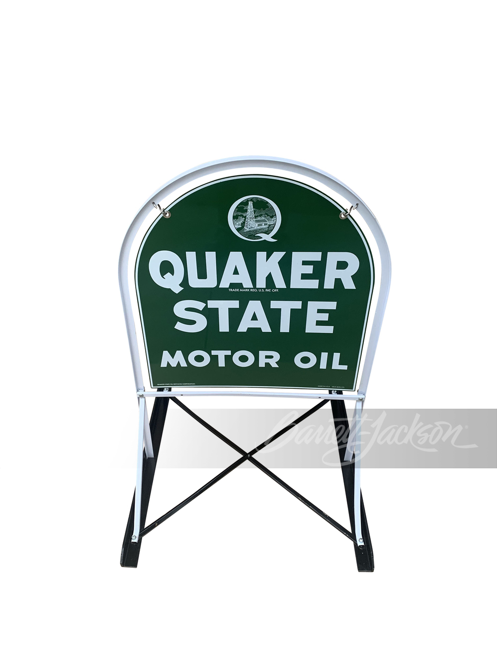 NOS 1950S QUAKER STATE TIN SIGN