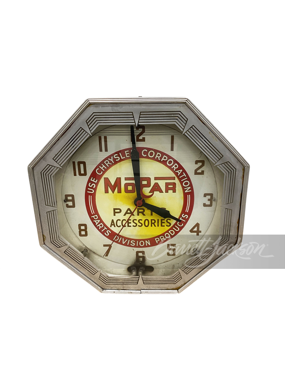 1930S-40S CHRYSLER MOPAR PARTS ACCESSORIES NEON CLOCK