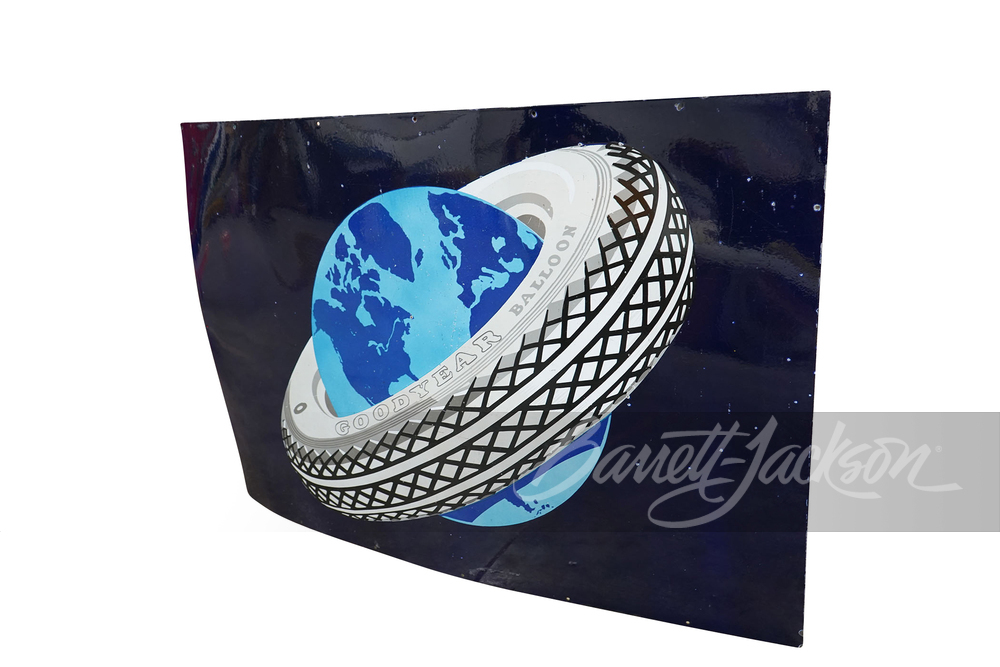 1930S LARGE GOODYEAR BALLOON TIRES PORCELAIN SIGN