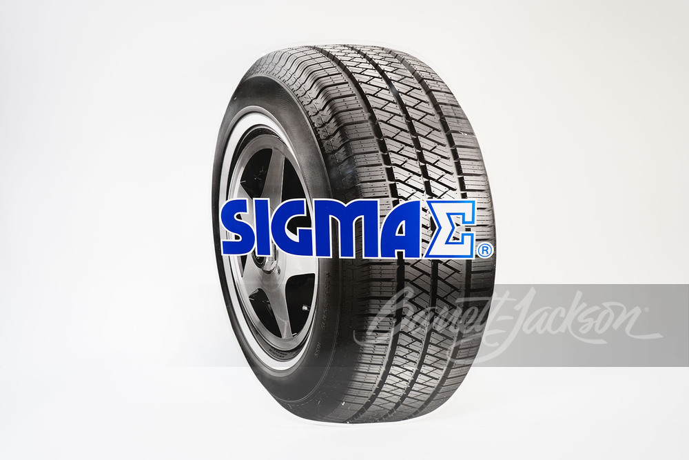 NOS SIGMA TIRES TIN GARAGE SIGN