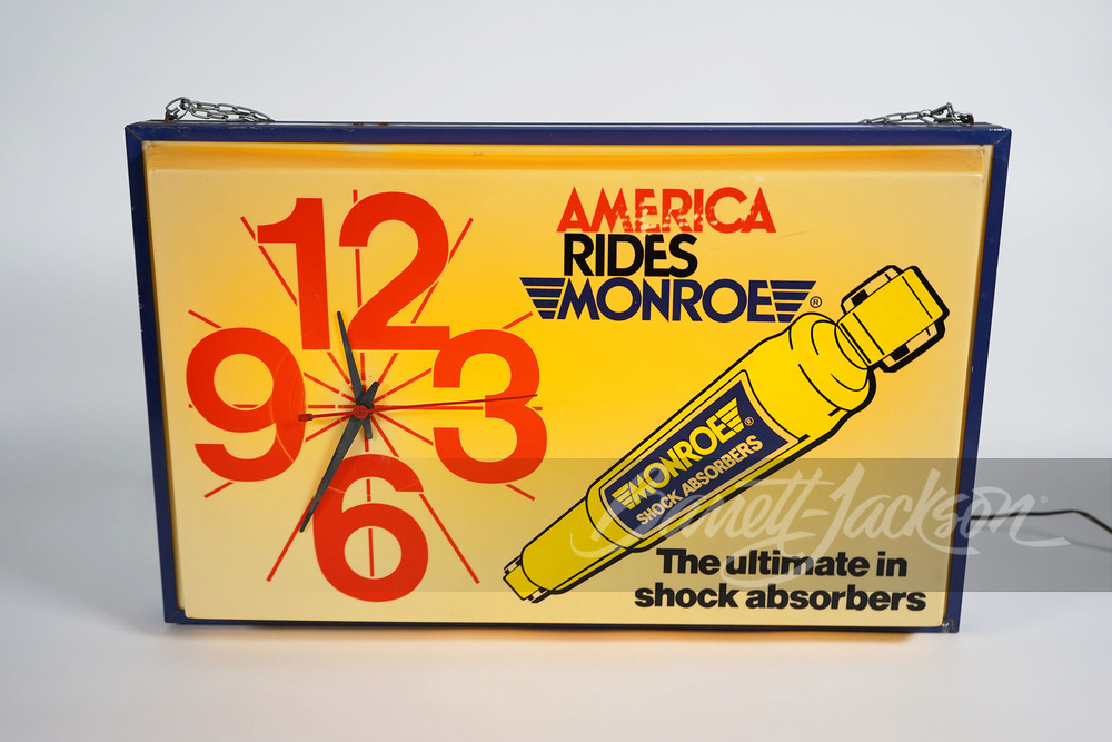 MONROE SHOCK ABSORBERS LIGHT-UP SIGN - Front 3/4 - 259402
