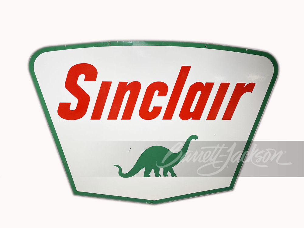 LARGE SINCLAIR OIL PORCELAIN SIGN