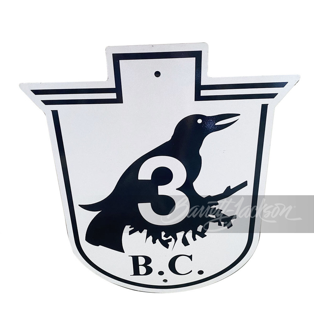 VINTAGE BRITISH COLUMBIA - BC HIGHWAY #3 METAL ROAD SIGN - Front 3/4 ...