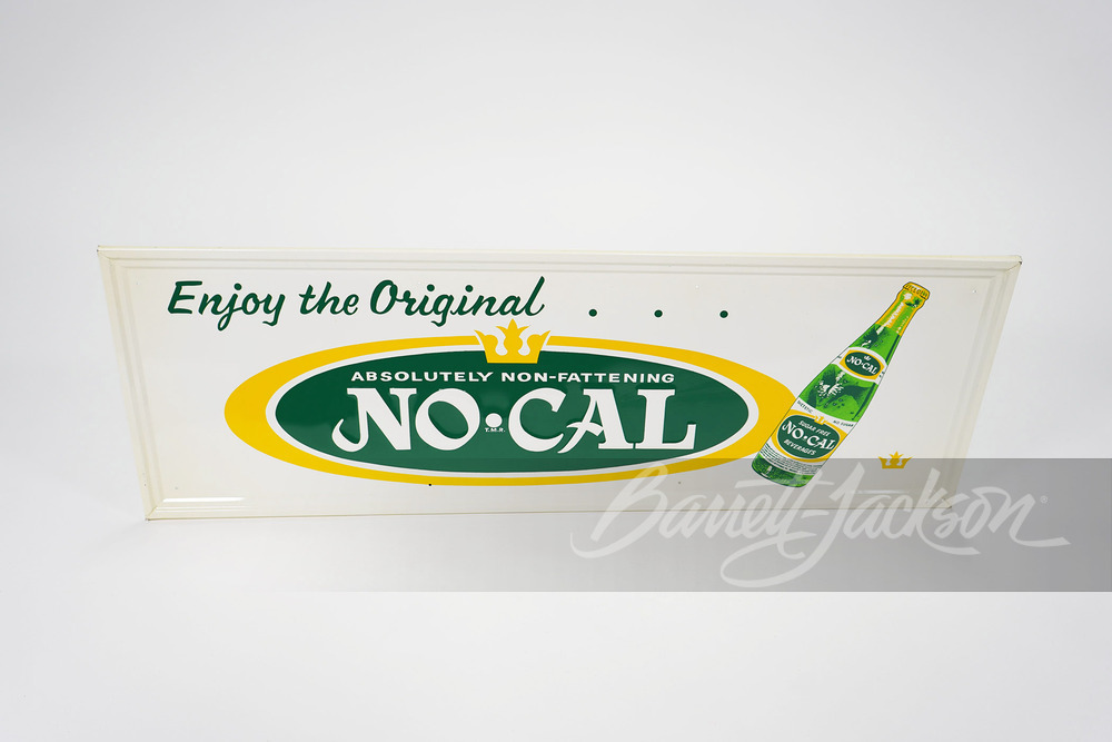 EARLY 1960S NO-CAL TIN SIGN