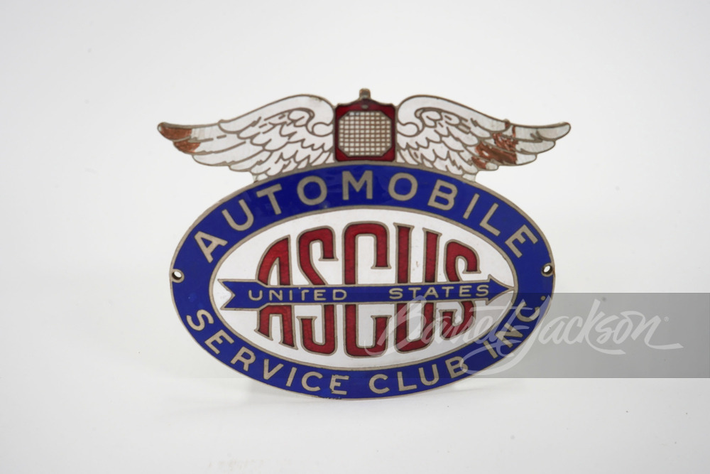 1920S AUTOMOBILE SERVICE CLUB UNITED STATES ENAMEL RADIATOR B