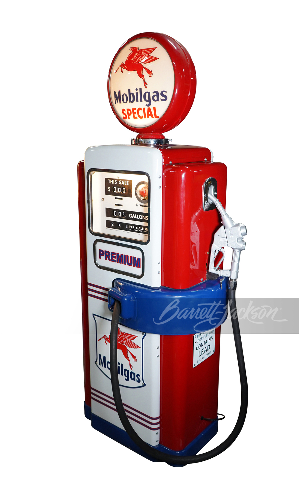 1950s Mobilgas Wayne 100 Gas Pump