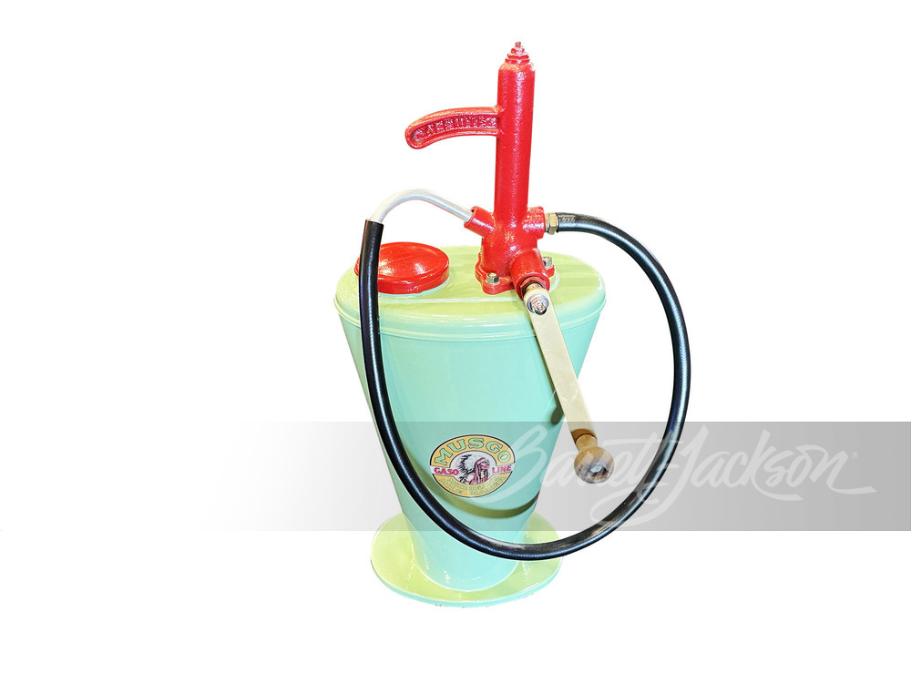 ADDENDUM - CHOICE 1930'S MUSGO OIL FIVE GALLON RESTORED HAND