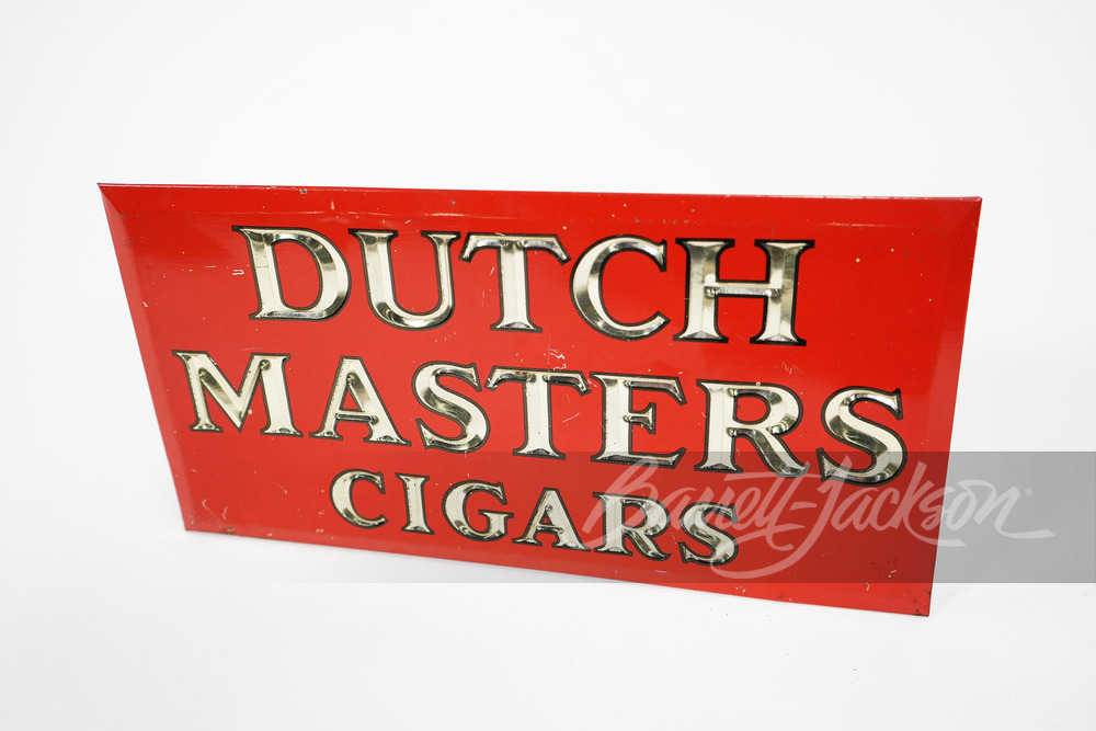 1930S DUTCH MASTERS CIGARS CELLULOID SIGN