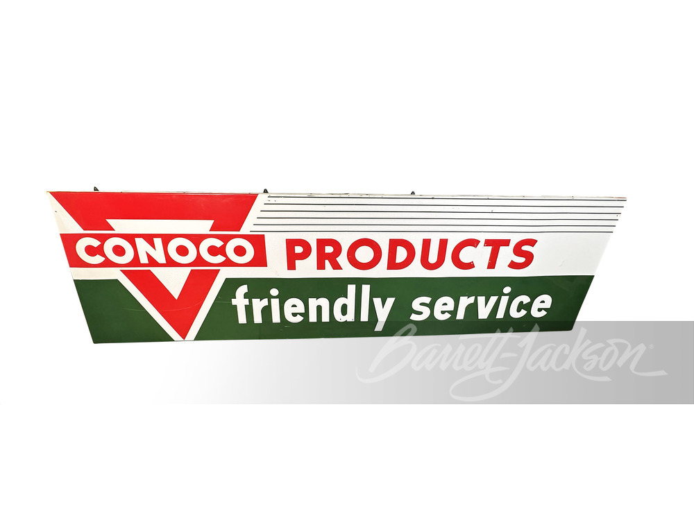 LARGE CONOCO PRODUCTS TIN SIGN