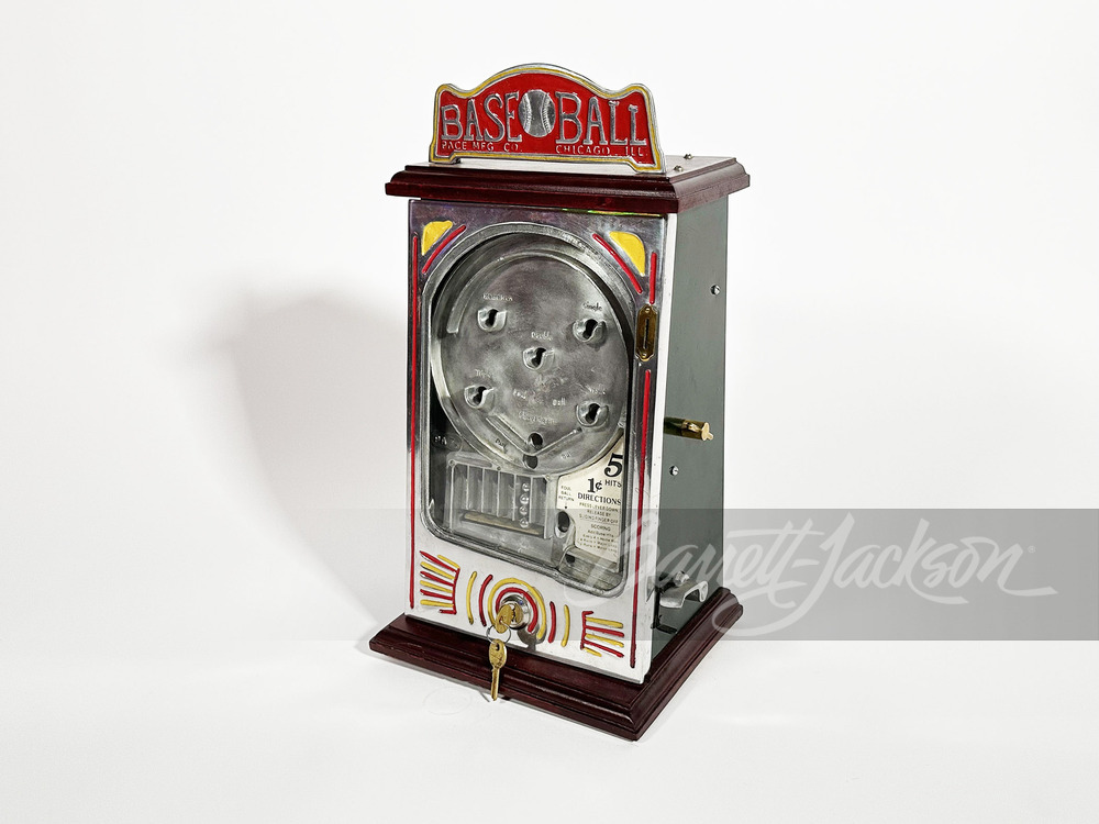 1930S PACE MFG COIN-OPERATED BASEBALL TRADE STIMULATOR