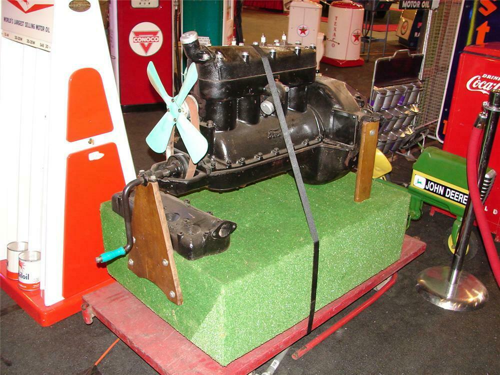 Vintage Ford Cut-away Display Engine with removable viewing s