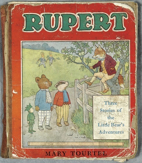 Paul McCartneys childhood Rupert The Bear book, 1948. RESERVE. - Front ...